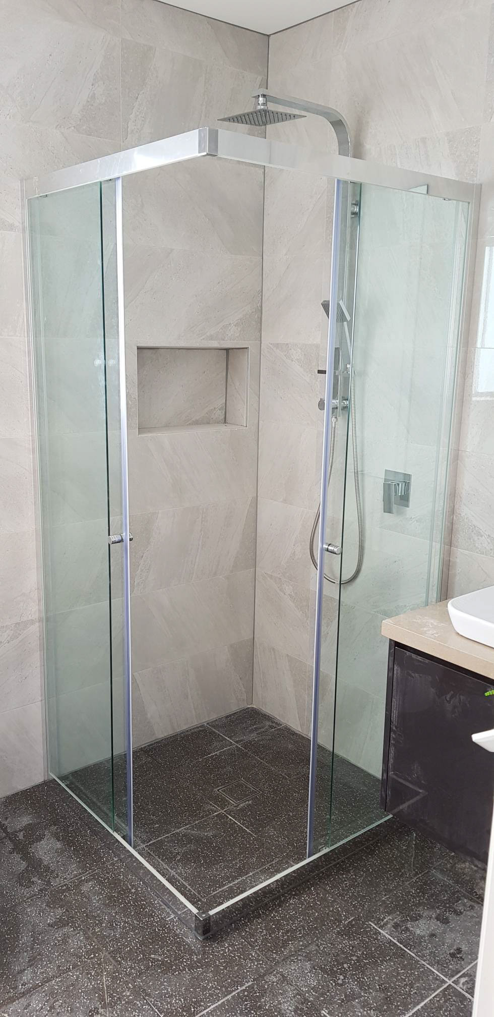 Semi Frameless Sliding Shower Screens – Key Showers
