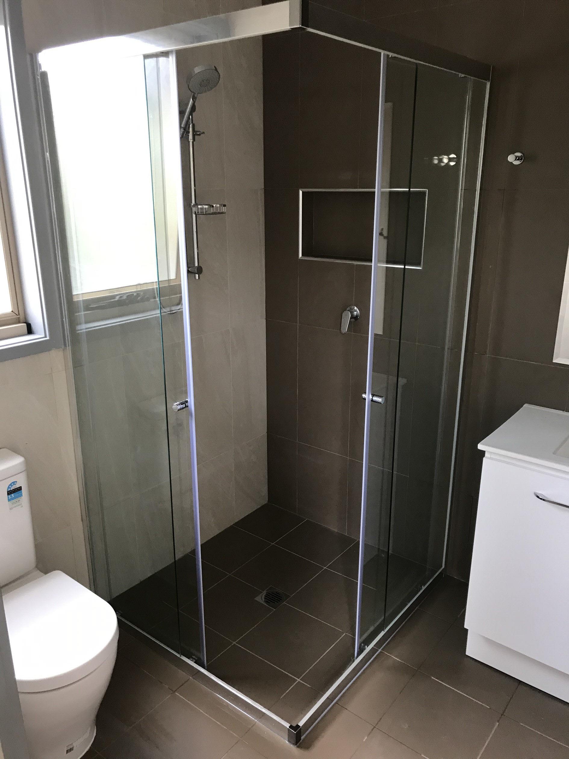 Semi Frameless Sliding Shower Screens – Key Showers